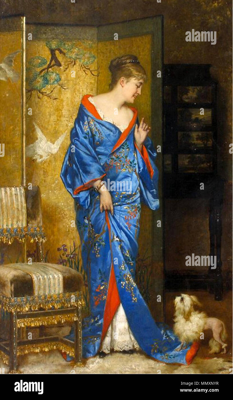 Frans Verhas - The kimono Stock Photo - Alamy