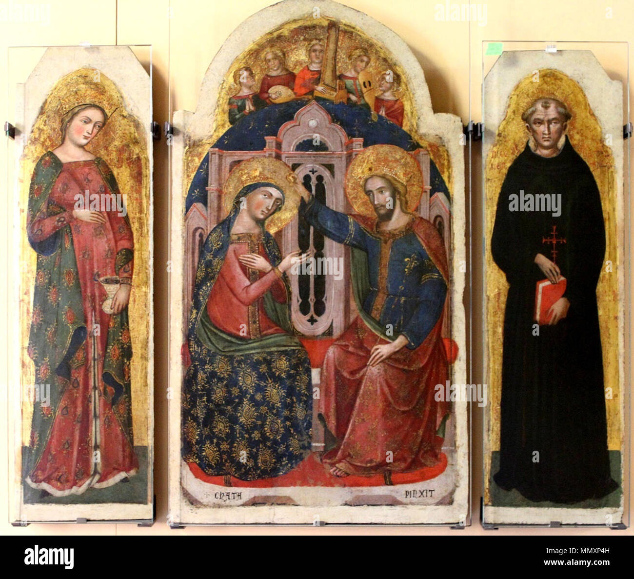 . Incoronazione di Maria Vergine, Santa Lucia, San Nicola da Tolentino ...