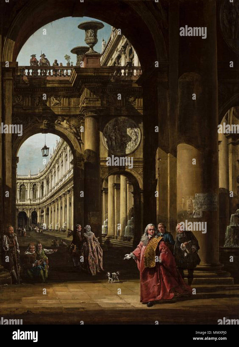 Self-portrait as Venetian ambassador.. 1765. Bellotto Self portrait ...