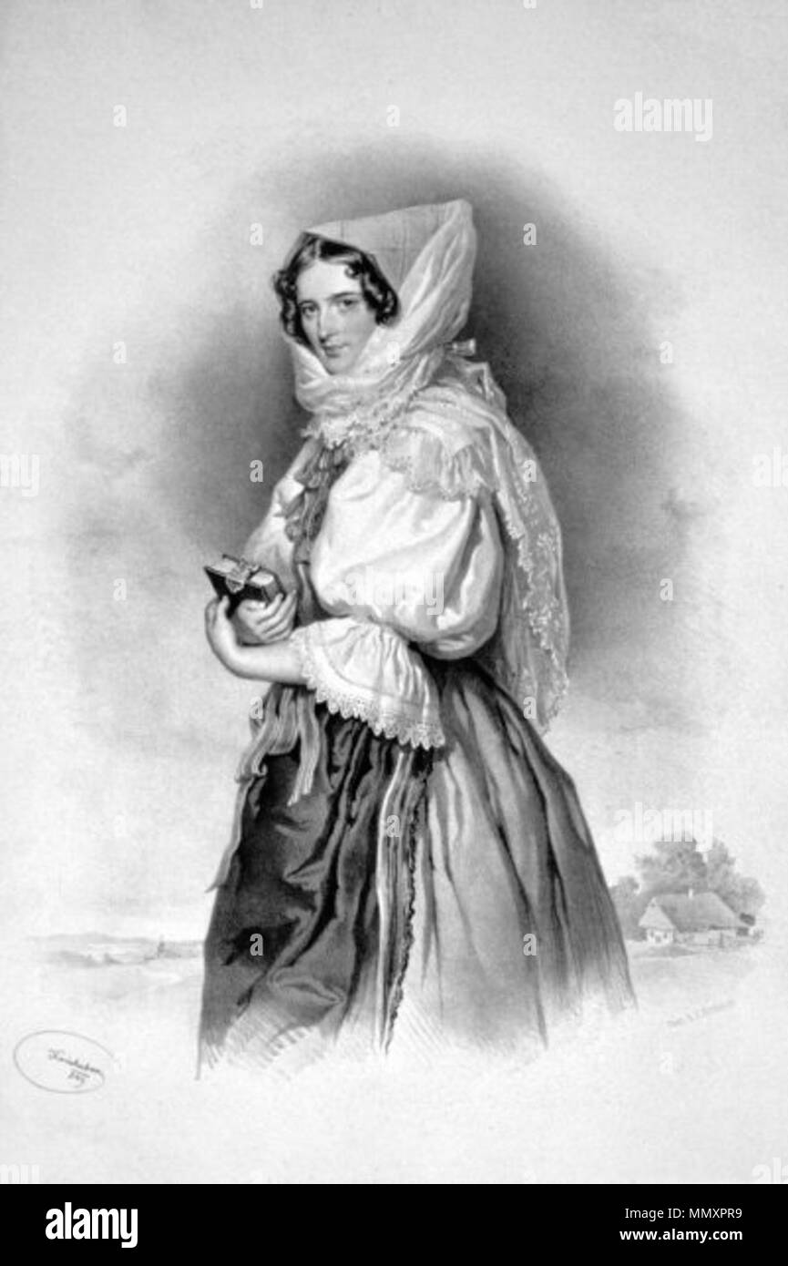 . Deutsch: Franziska de Paula von Liechtenstein, geb. Kinsky (1813-1881 ...