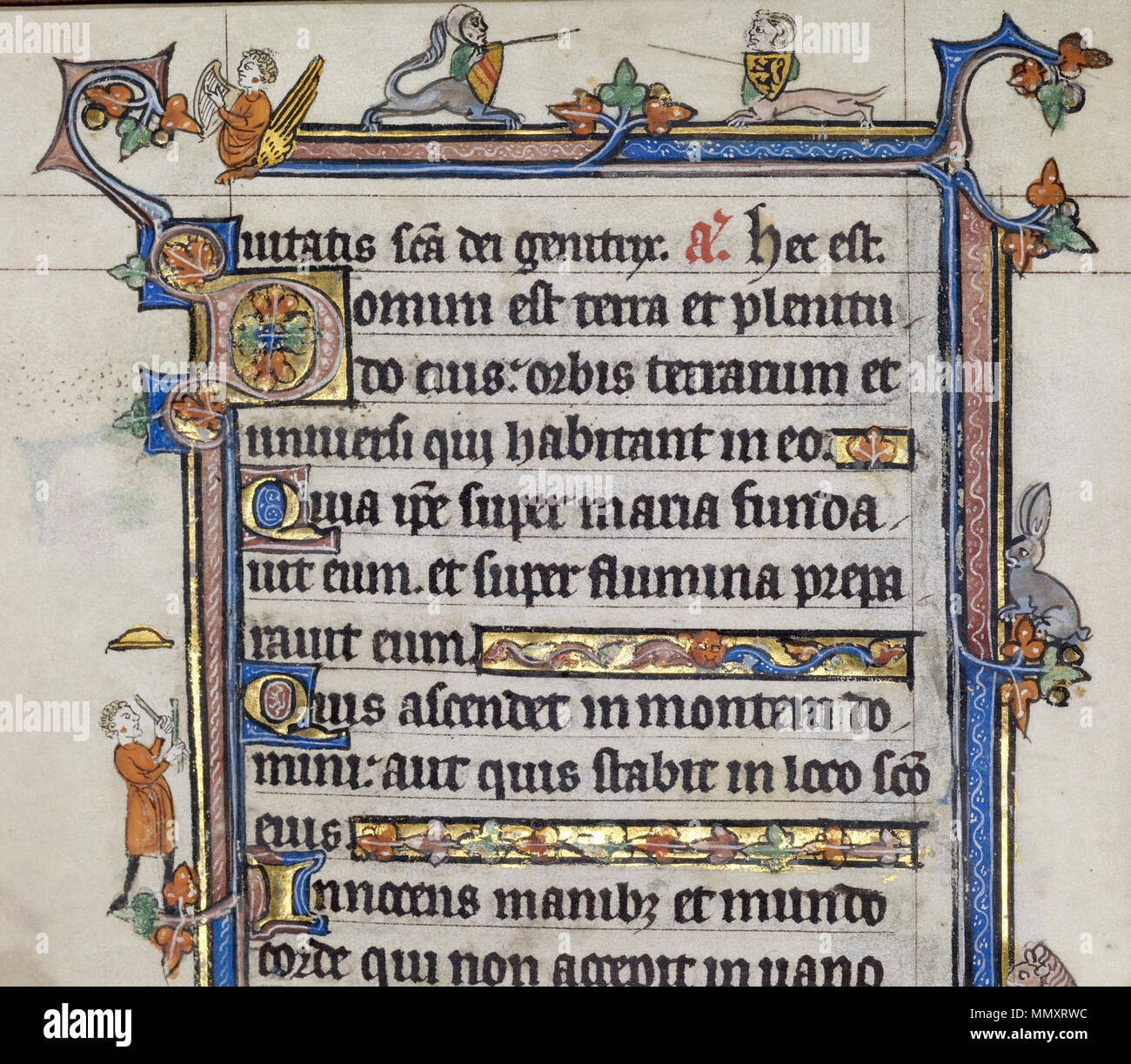 W.104.5V Catholic Church. 'Book of Hours,' ca. 1300-1325. parchment ...