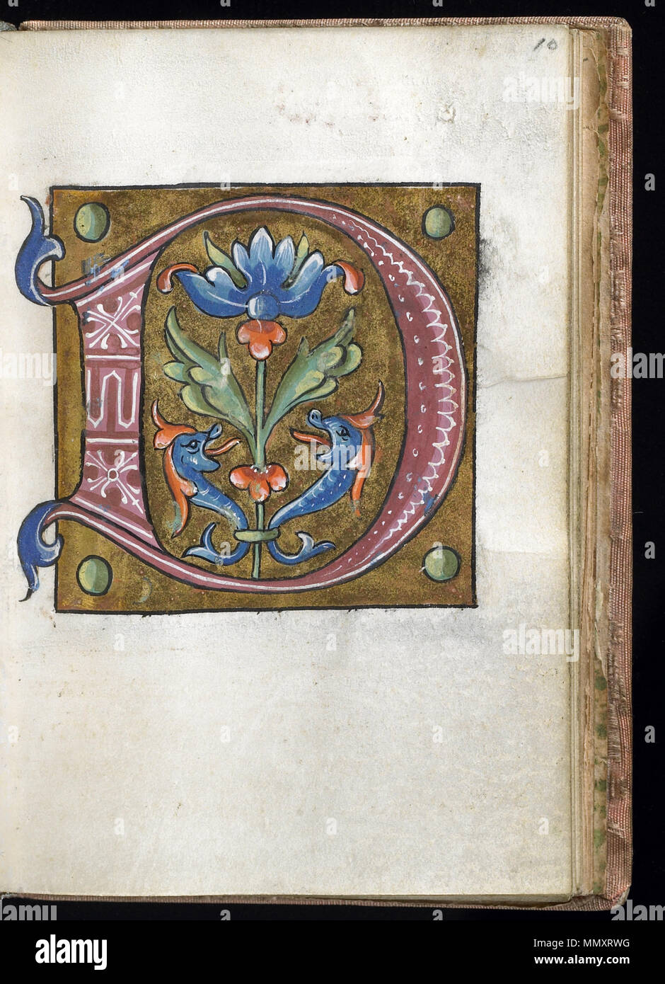 W.200.10R French - Leaf from Alphabet Book - Walters W20010R - Open ...