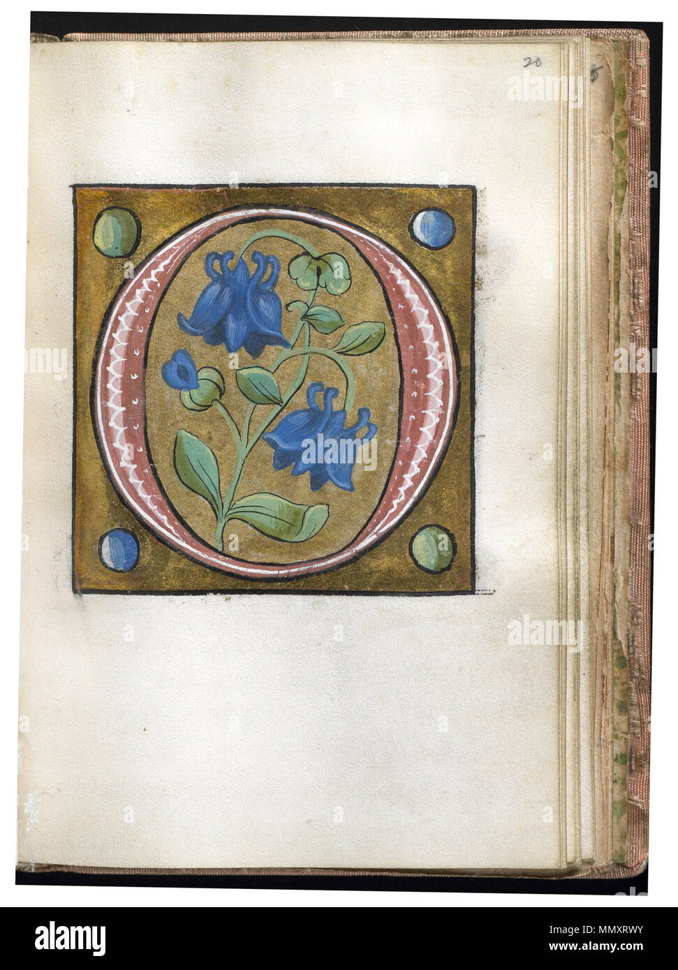 W.200.20R French - Leaf from Alphabet Book - Walters W20020R - Open ...