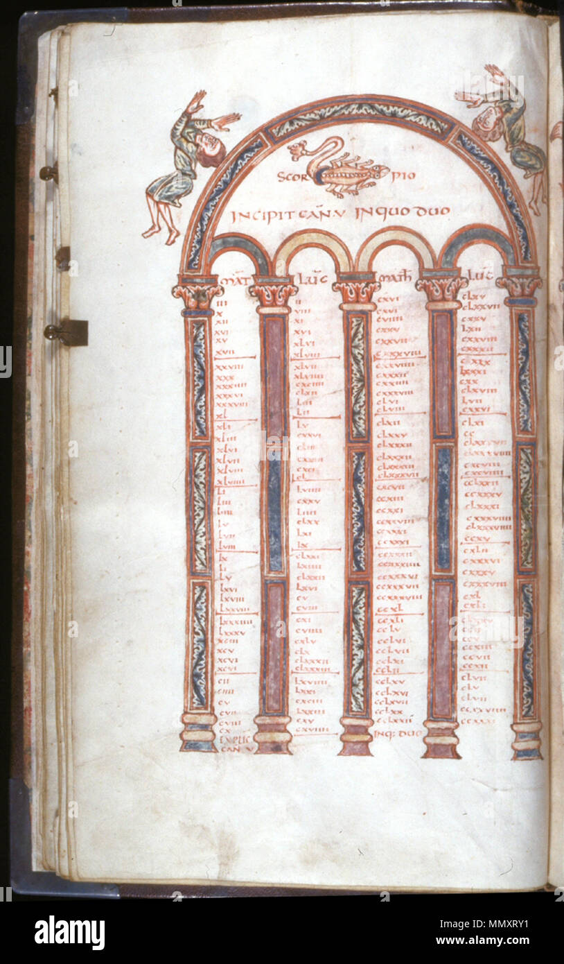 W.3.15V Anonymous (French). 'Leaf from Gospels,' late 10th century. ink ...