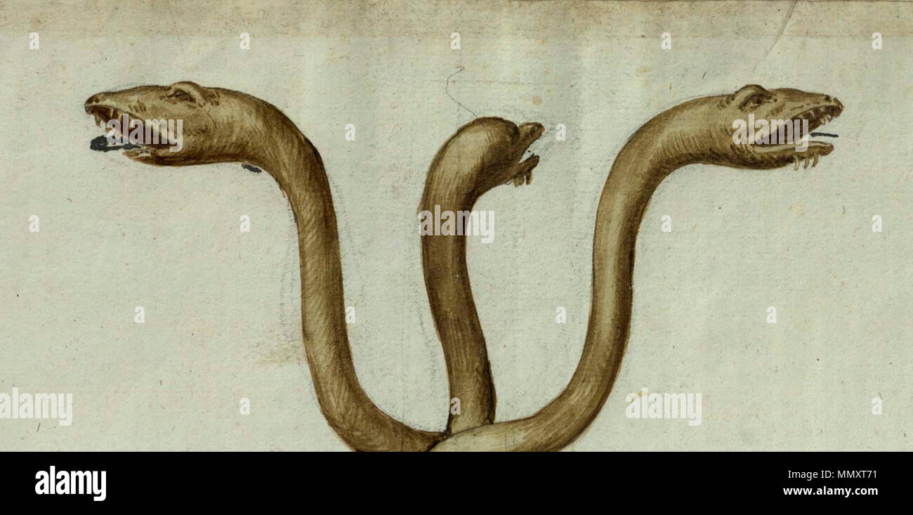 . English: Detail : the three serpent heads. The Serpent Column in ...