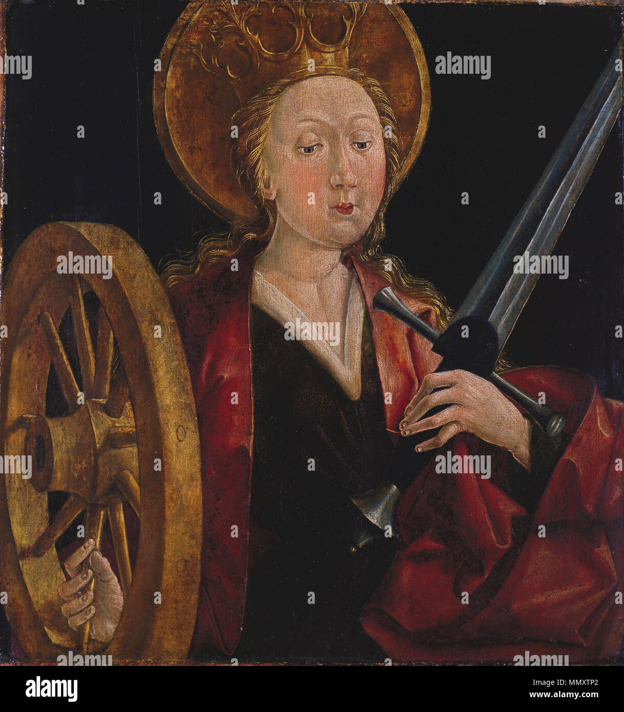 St. Catherine of Alexandria. 15th century. Friedrich Pacher - Die ...