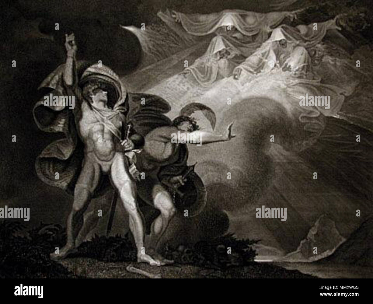 . Macbeth, Act I, scene iii. 'Drawn to the theme of man's confrontation ...