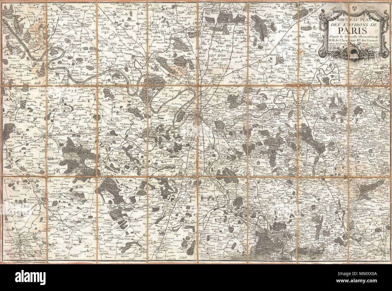 Map of chartres hi-res stock photography and images - Alamy