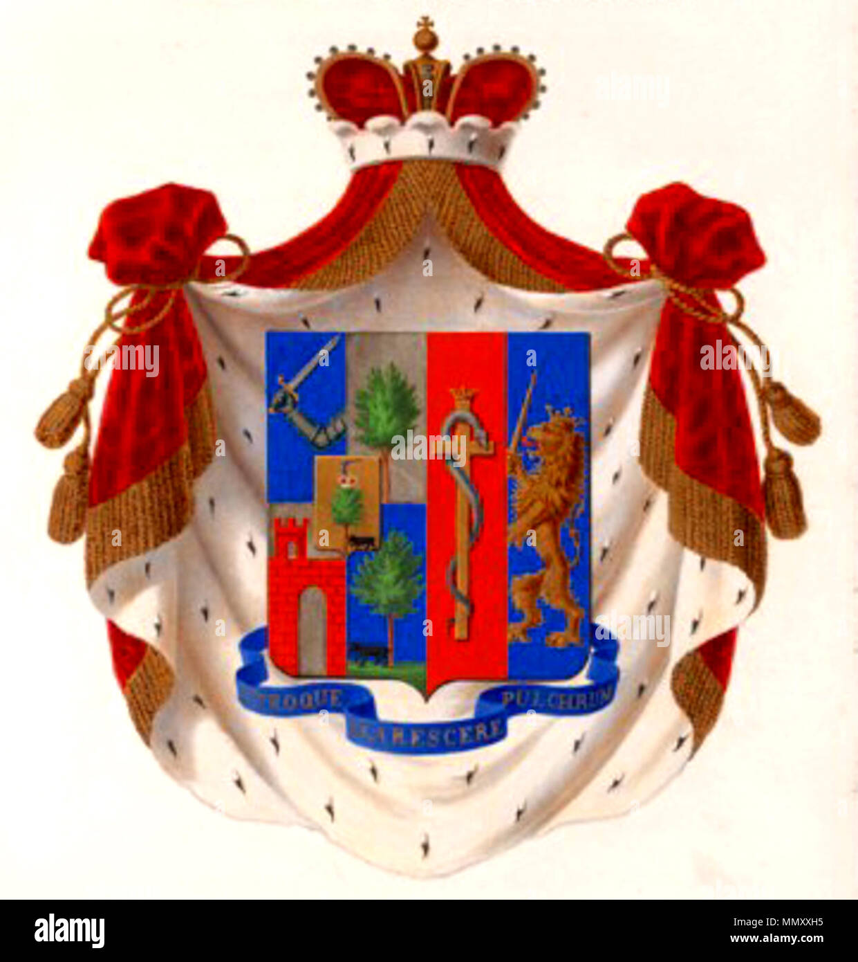 . English: Coat of Arms of Gagariny-Sturdza family Русский: Родовой ...