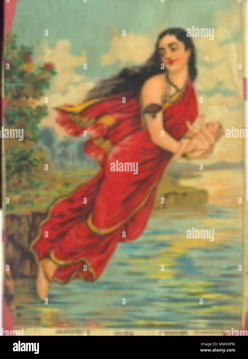 . Ravi Varma Lithograph . Unknown date. Raja Ravi Varma (1848–1906 ...