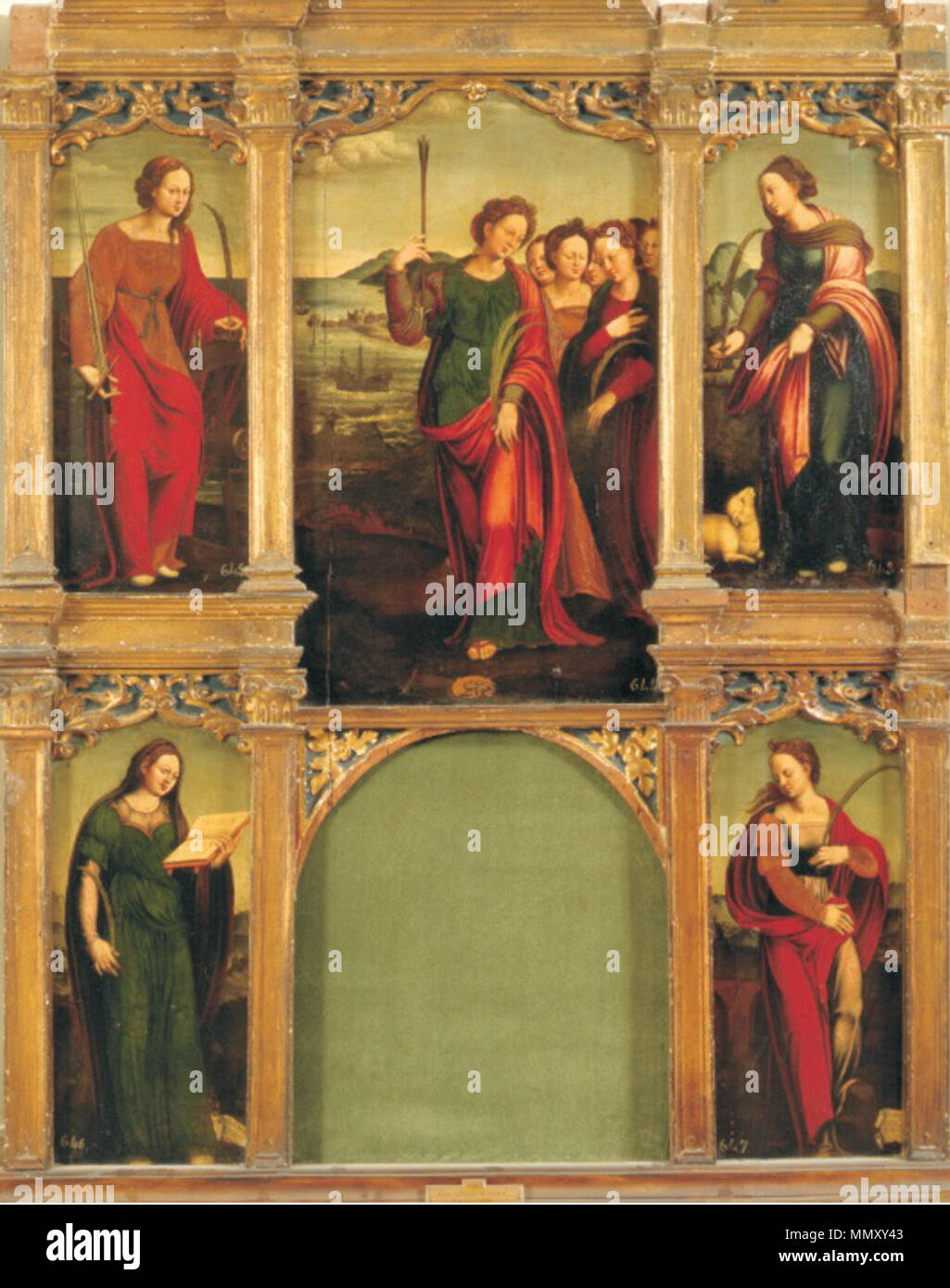 Santa úrsula y las once mil vírgenes hi-res stock photography and ...