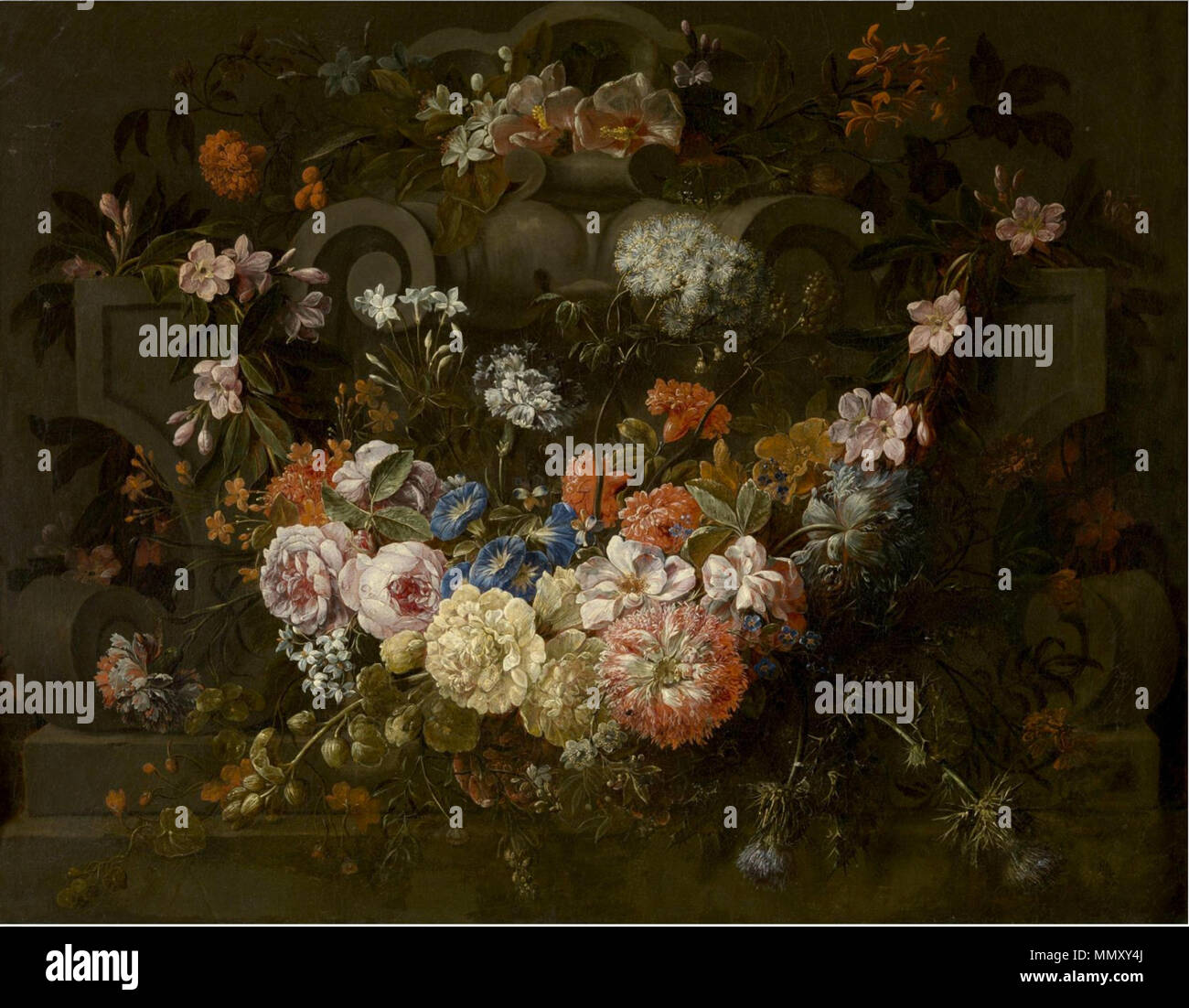 18th century floral art hi-res stock photography and images - Alamy