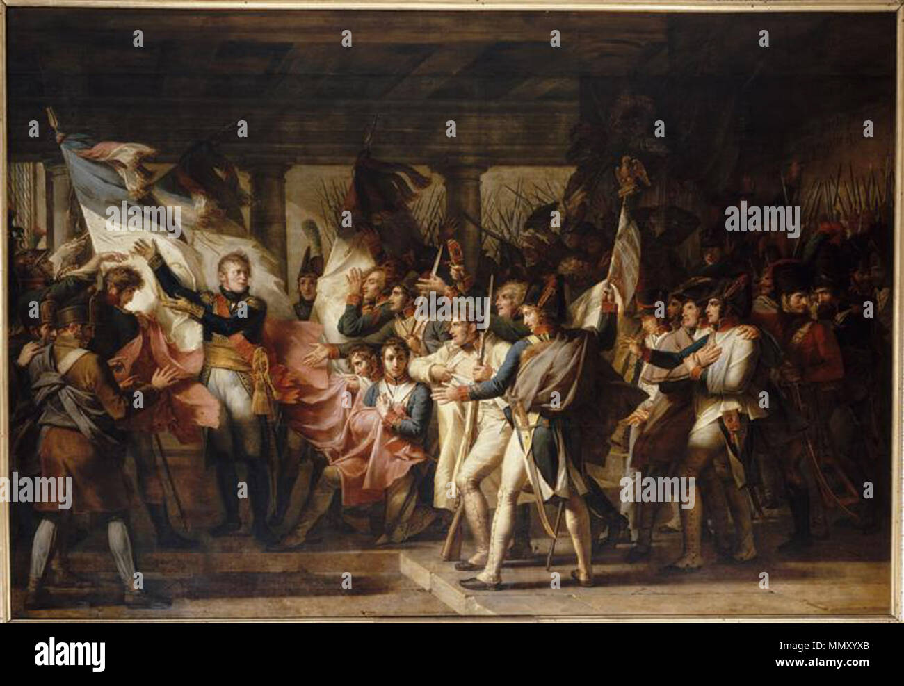 Ligne de drapeaux hi-res stock photography and images - Alamy