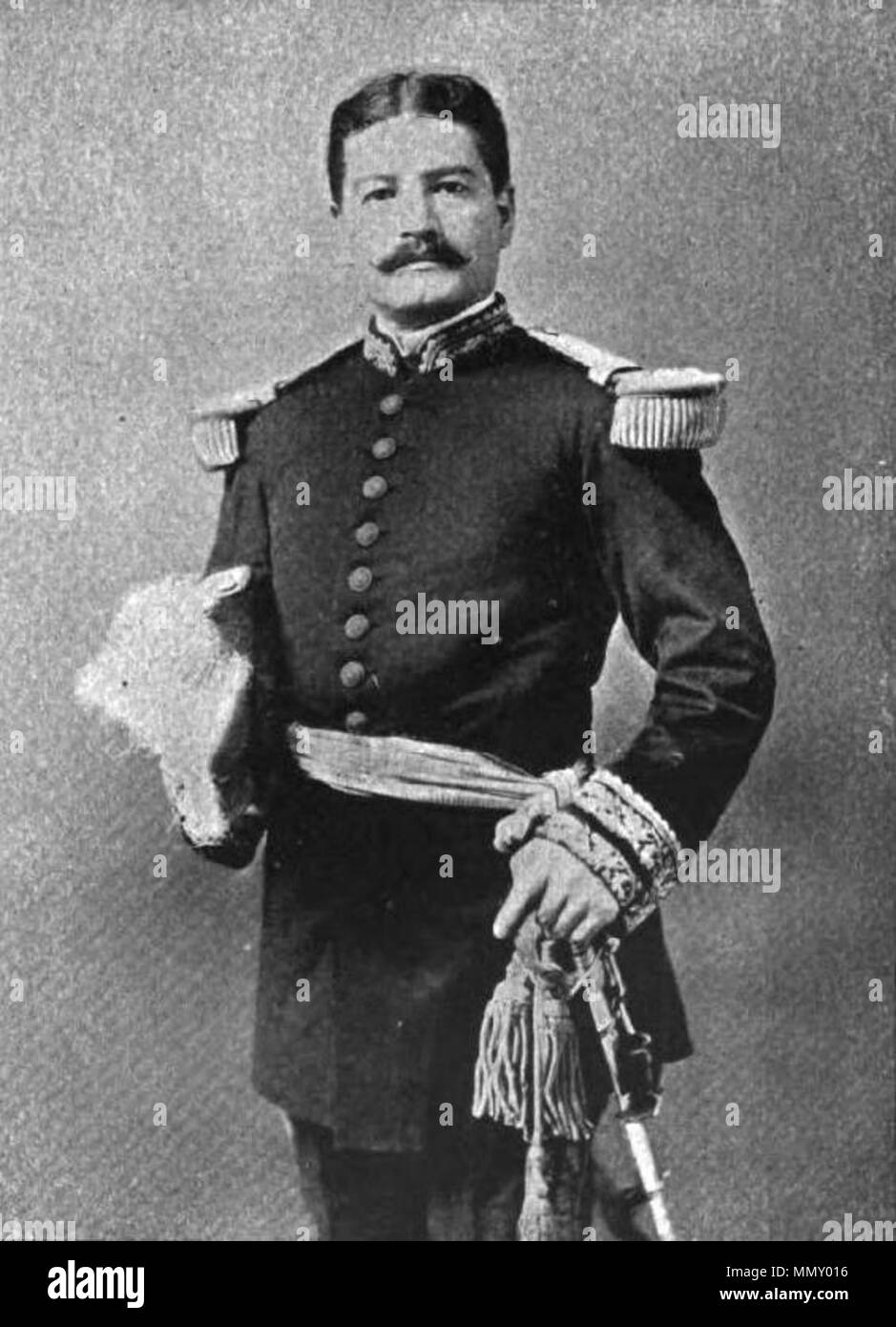 . English: Picture of General Jose Maria Reyna Barrios, President of ...
