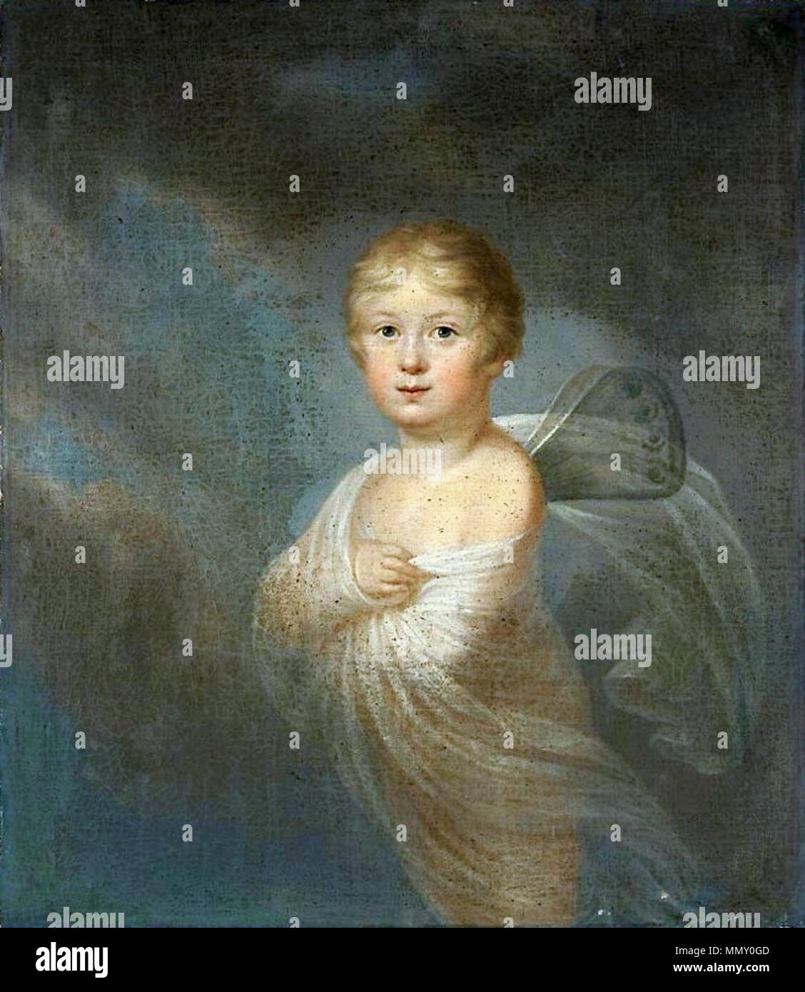 Portrait of a child as Cupid.. fourth quarter of 18th century ...