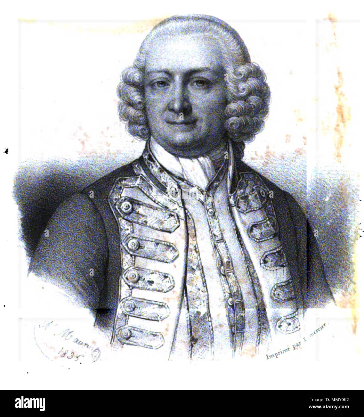 . George Anson, 1st Baron Anson George anson-antoine maurin Stock Photo ...
