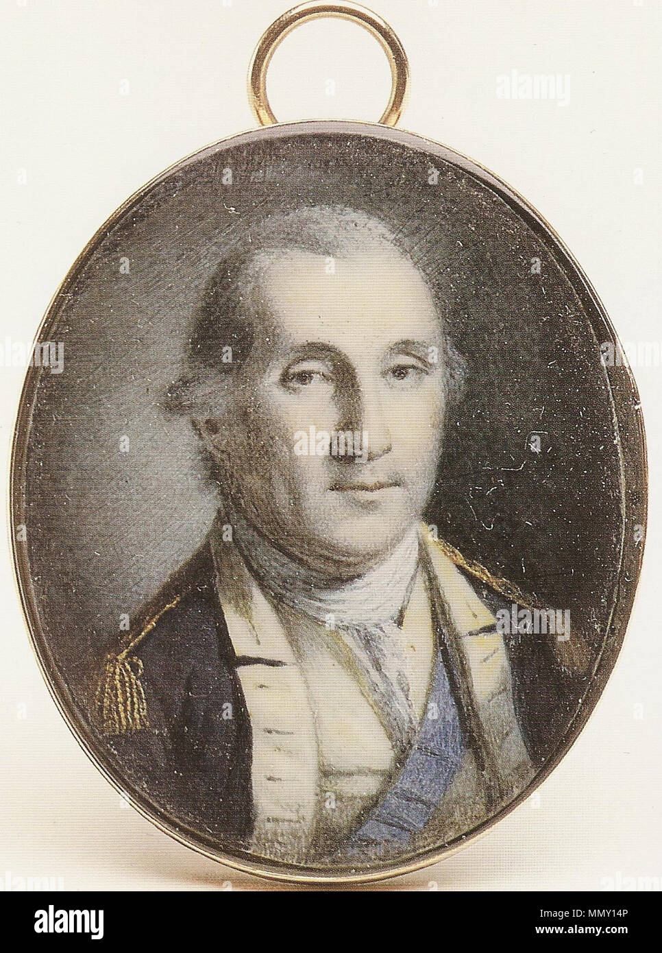 . English: George Washington 1779 watercolor on ivory 5.1 x 4.1 cm ...