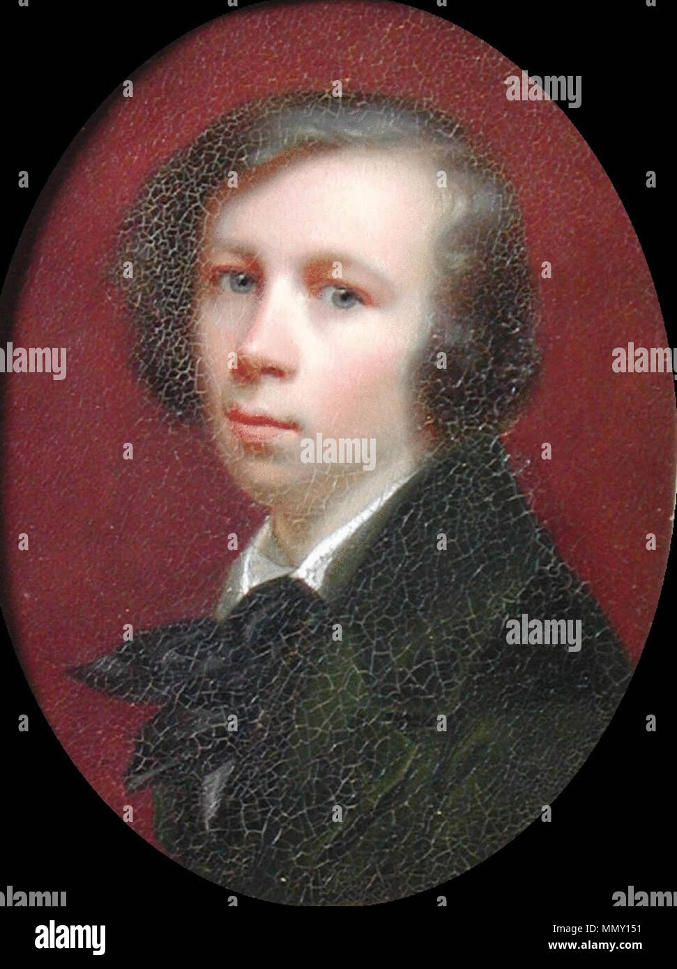 . English: Self portrait of George Dury presumed from ca. 1835. Oil on ...