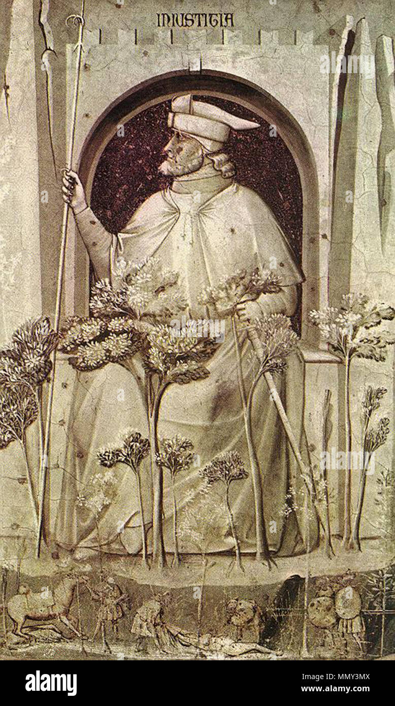 . Life of Christ The Seven Vices: 'Injustice' (Iniustitia). between ...
