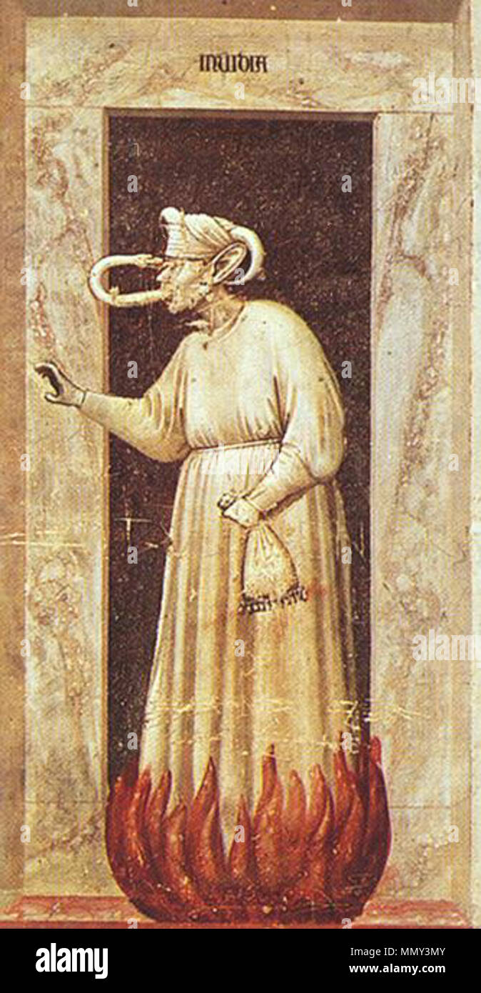 . Life of Christ The Seven Vices: 'Envy' (Invidia). between circa 1305 ...