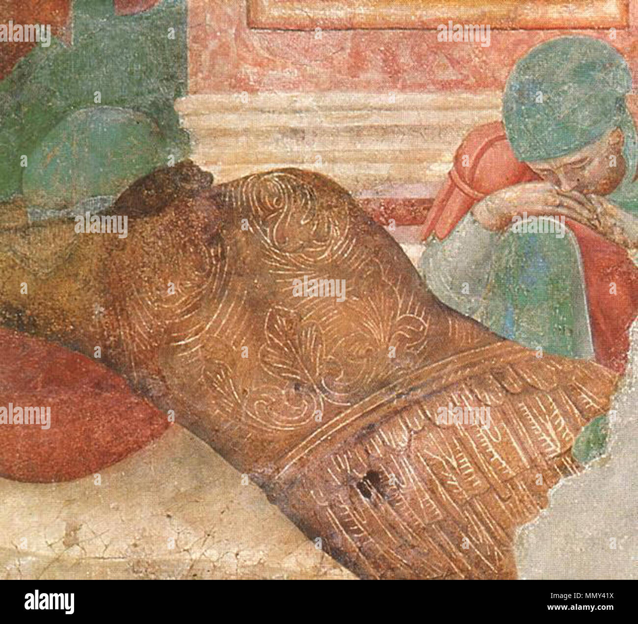 English: Scenes from the New Testament: Resurrection (detail) . 1290s ...