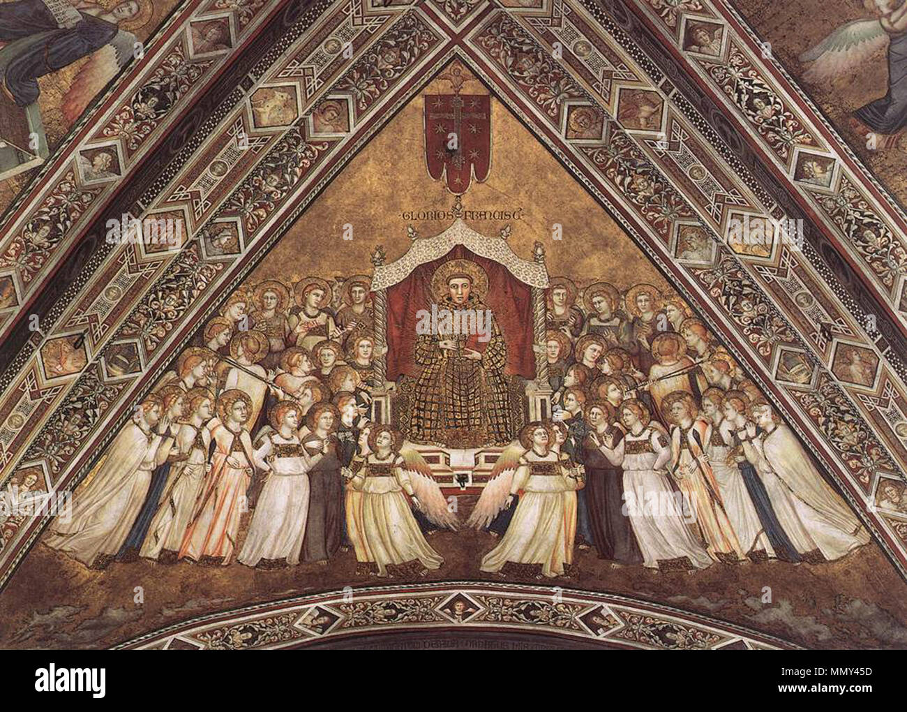 English: Franciscan Allegories: St Francis in Glory . circa 1330 ...