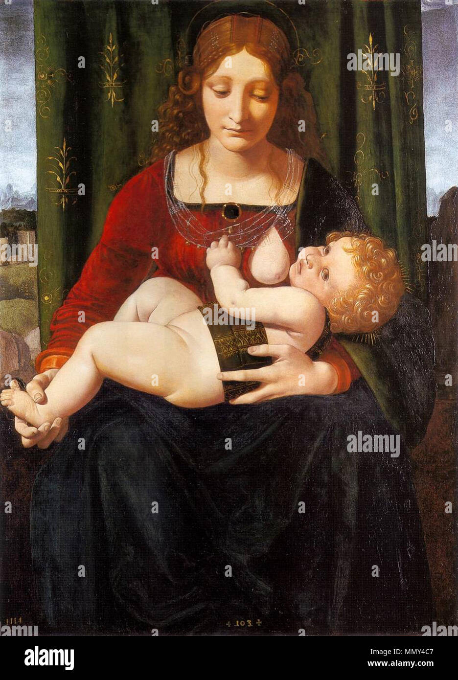 Virgin and Child. between 1493 and 1499. Giovanni Antonio Boltraffio - Virgin and Child ...