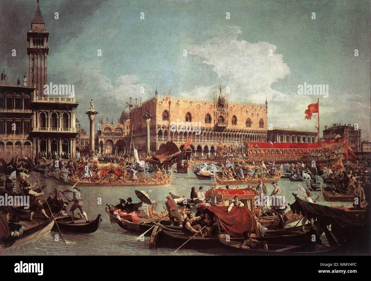 Canaletto bucintoro molo hi-res stock photography and images - Alamy