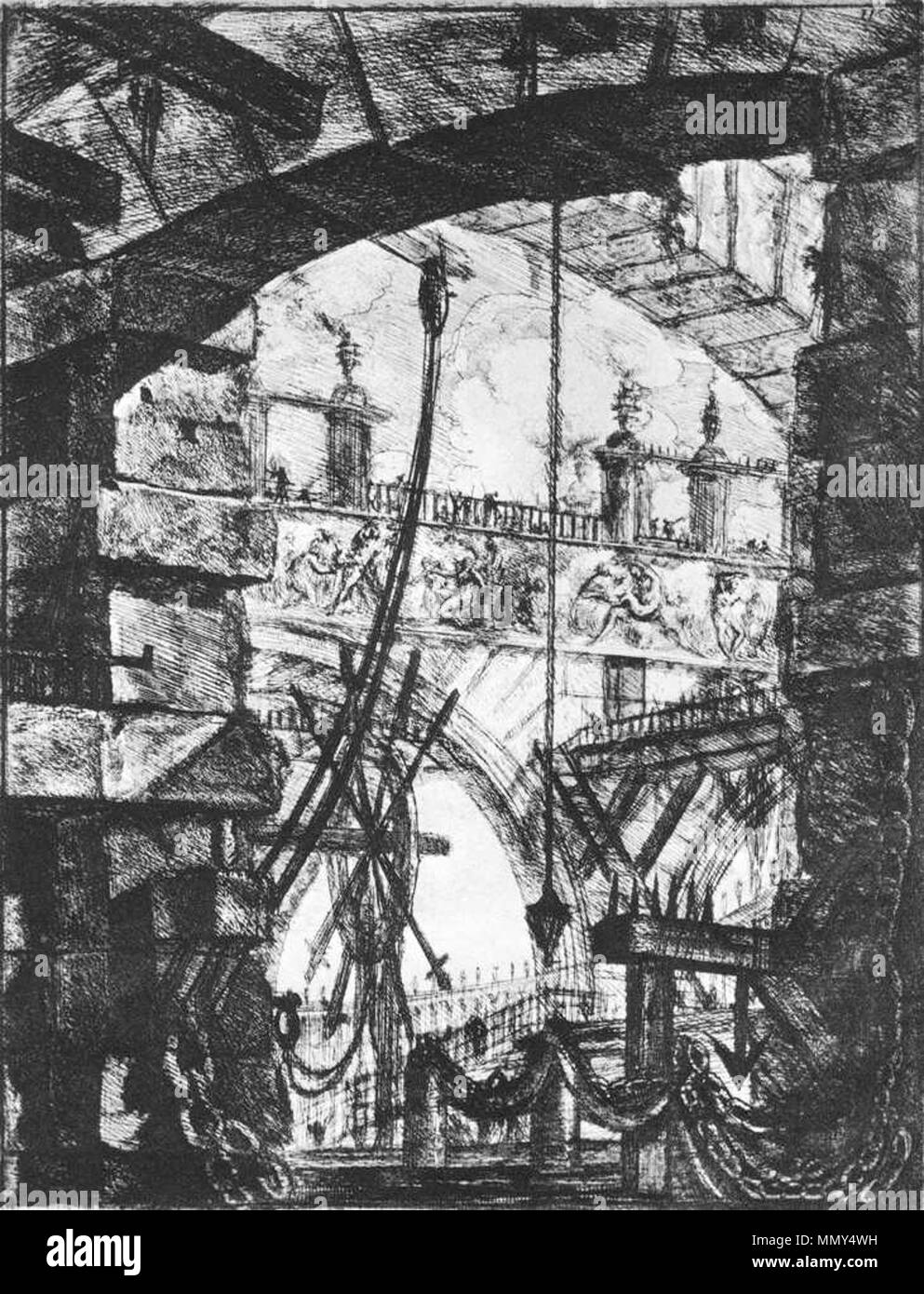 The Prisons (plate IV). circa 1760. Giovanni Battista Piranesi - The ...