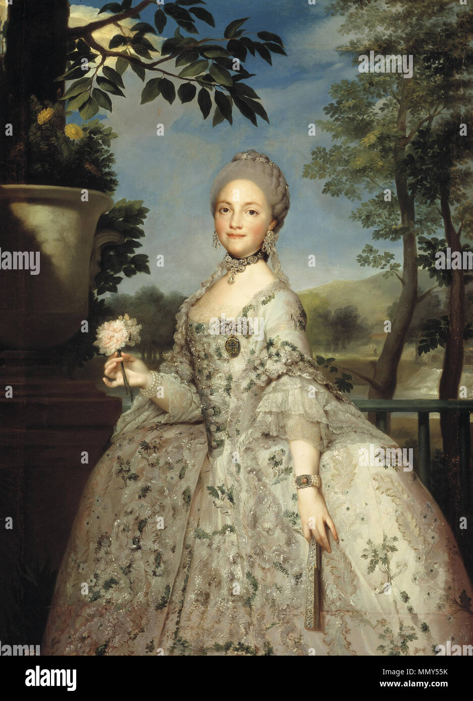 . Español: Retrato de la princesa de Asturias María Luisa de Parma ...