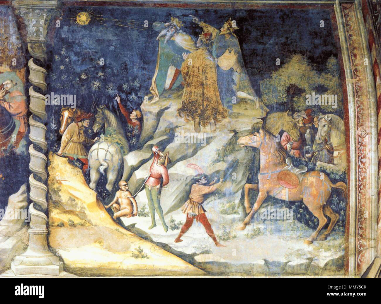 English: The Appearance of the Star . circa 1412. Giovanni Da Modena ...