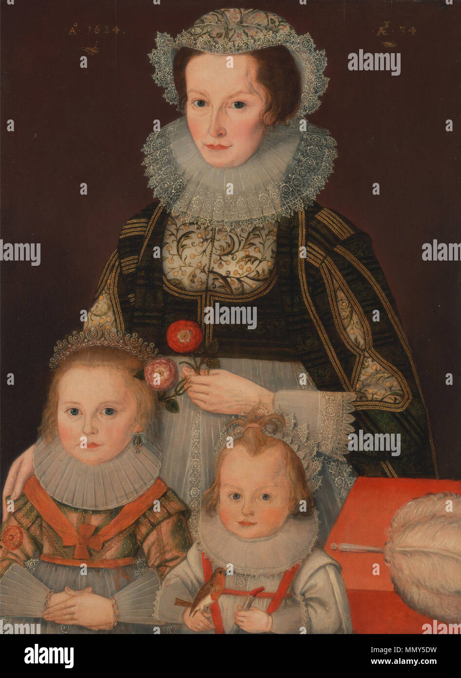 A Lady and Her Two Children. 1624. A Lady and Her Two Children - Google ...