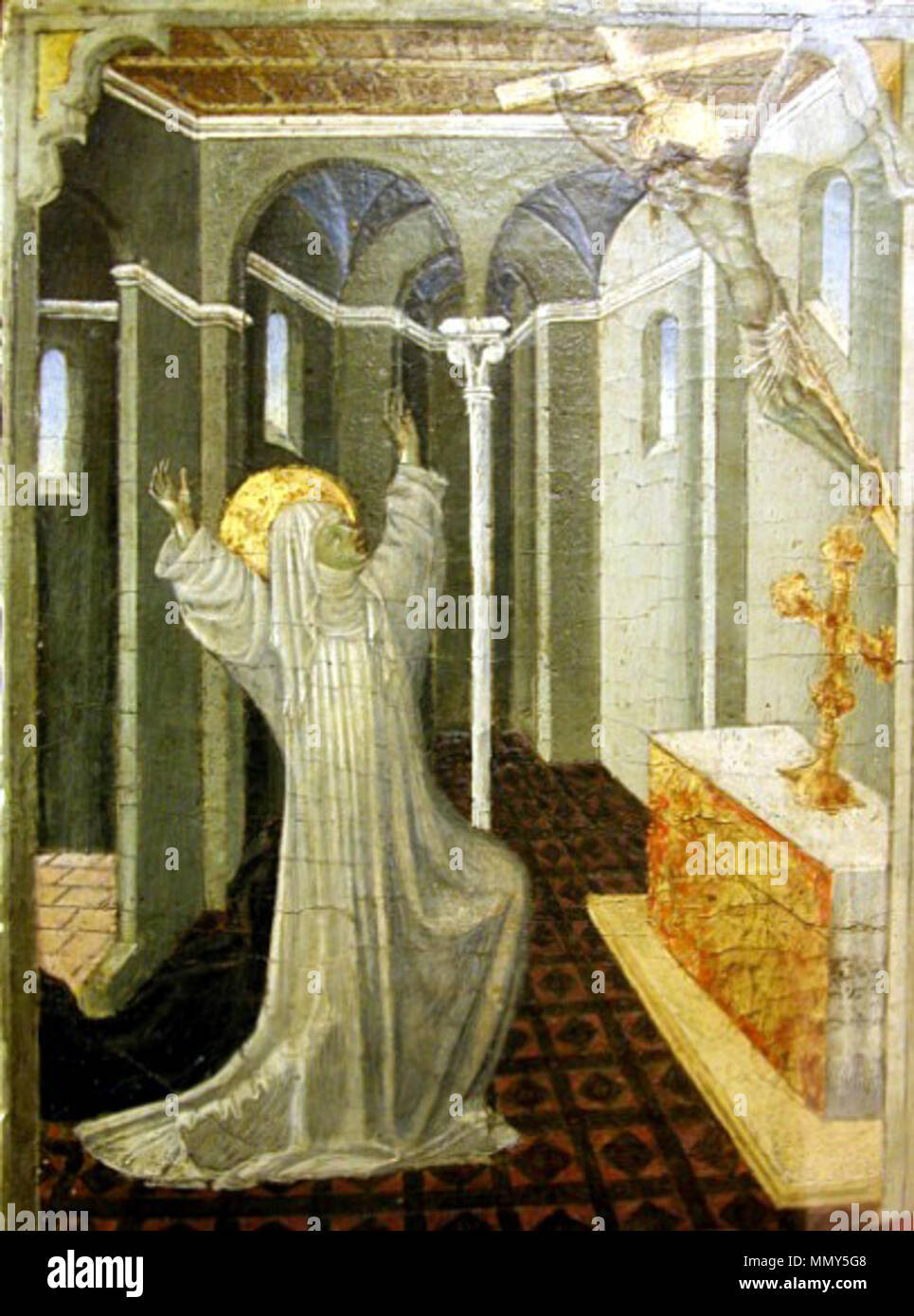 . St. Catherine of Siena Receiving the Stigmata // Metropolitan Museum ...