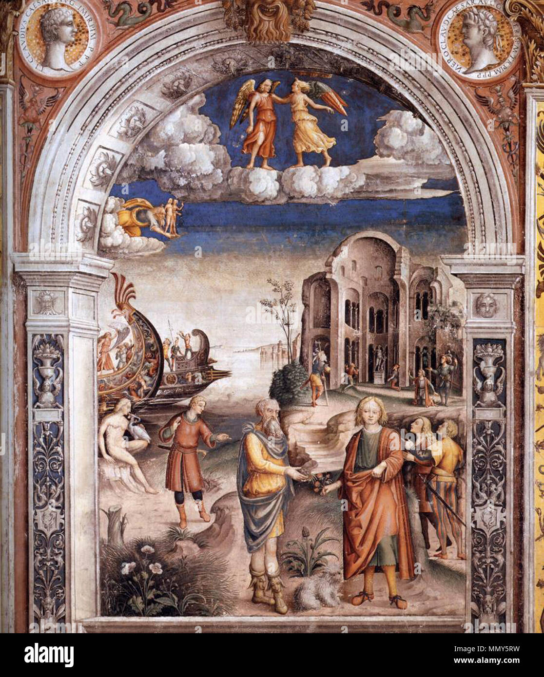 English: Sign of Gemini . between 1515 and 1520. Giovanni Maria ...