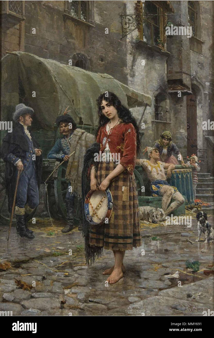 Italian: La Mignon. 1892. Giuliano - La Mignon Stock Photo - Alamy