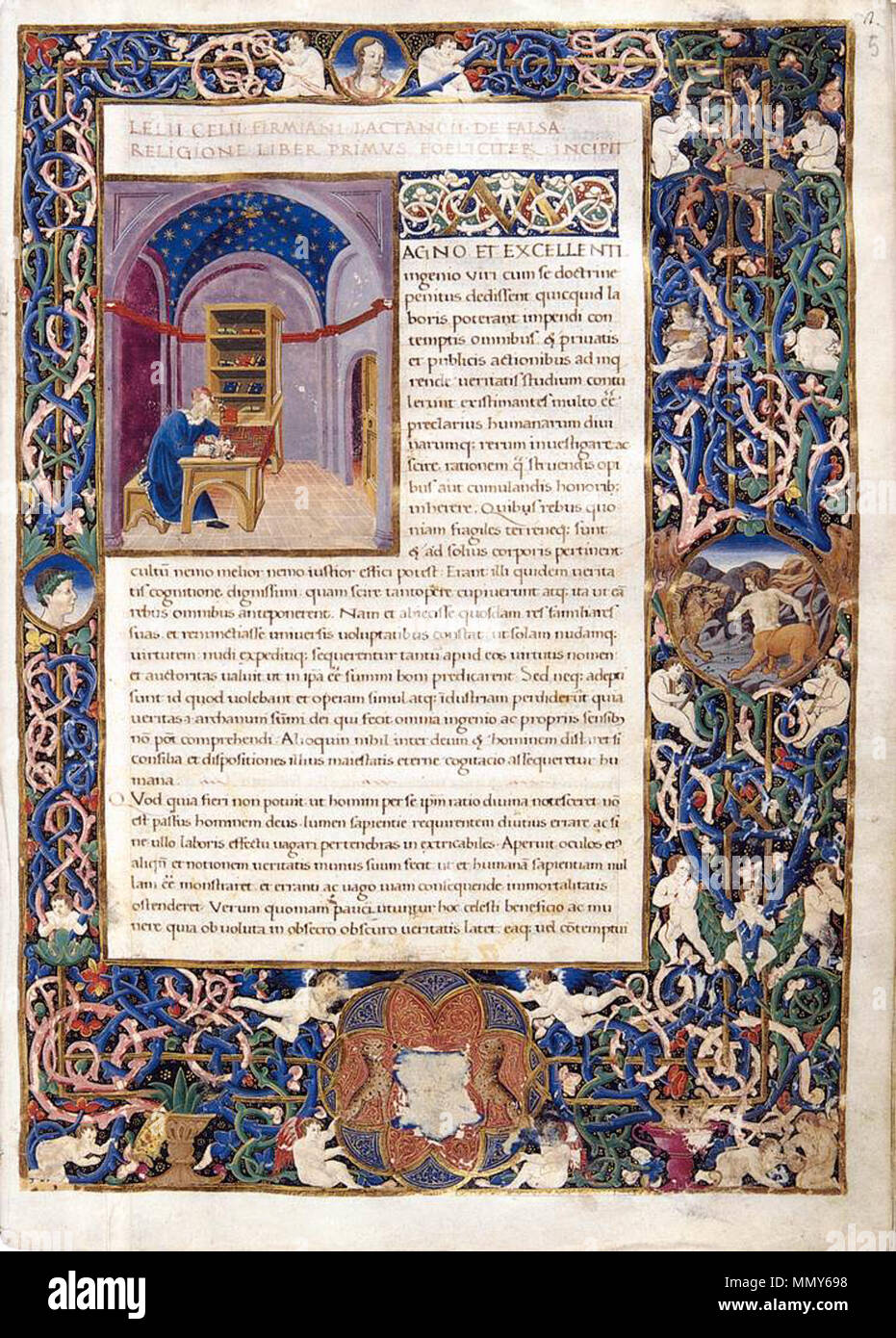 English: Frontispiece . between 1465 and 1470. Giuliano Amedei ...