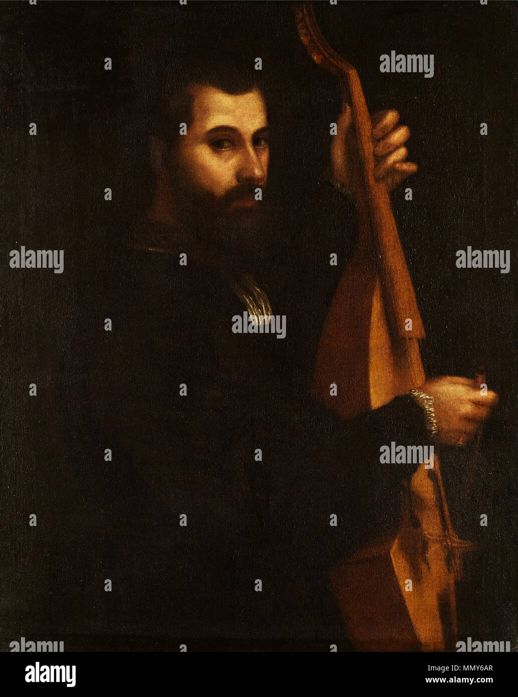 . Portrait of a musician . 16th century. Giulio Campi (1502–1572 ...