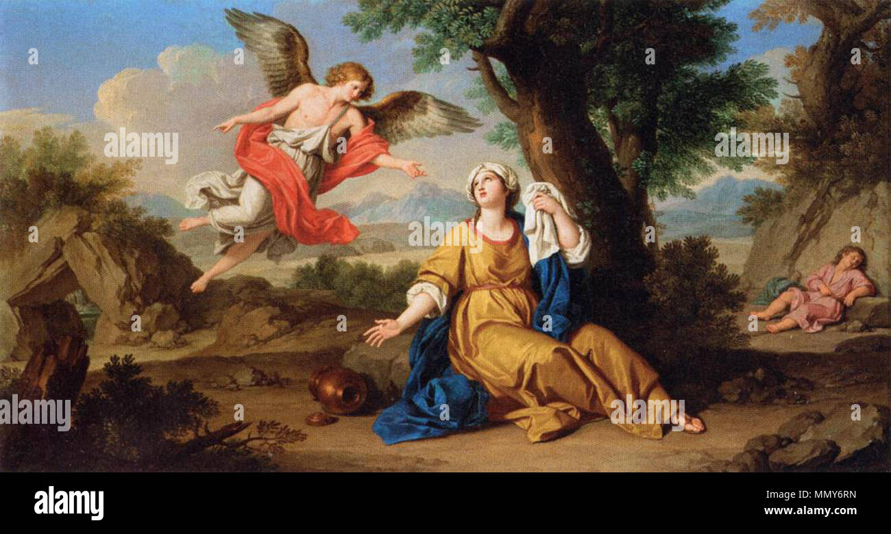 Hagar and the Angel. circa 1776. Giuseppe Bottani - Hagar and the Angel ...