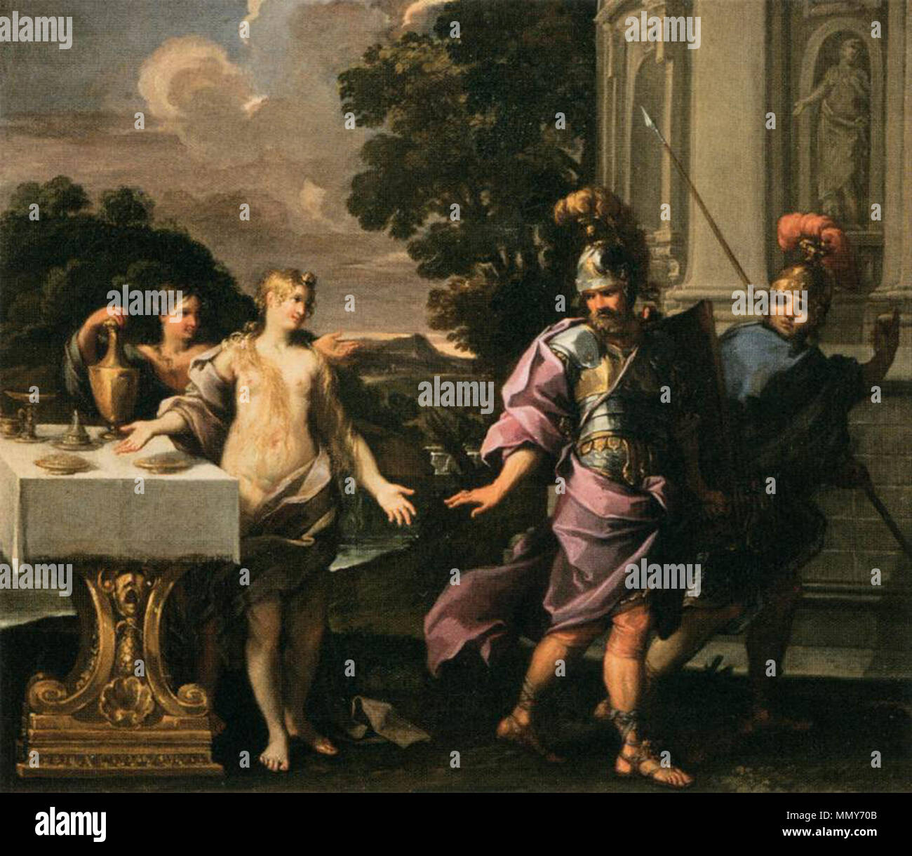 Companions of Armida and Rinaldo. between 1685 and 1690. Giuseppe ...