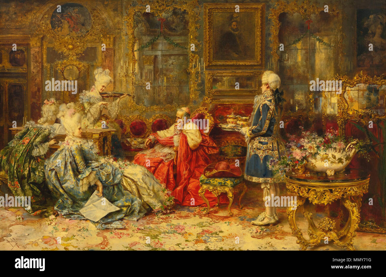 A Musical Interlude by Salvador Sánchez Barbudo Stock Photo - Alamy