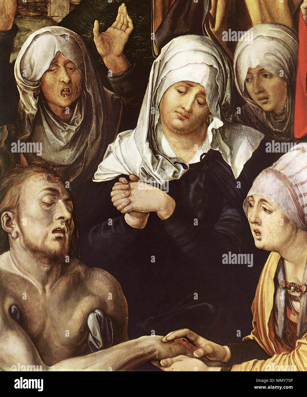 English: Lamentation for Christ (detail) . between 1500 and 1503. Glimm ...