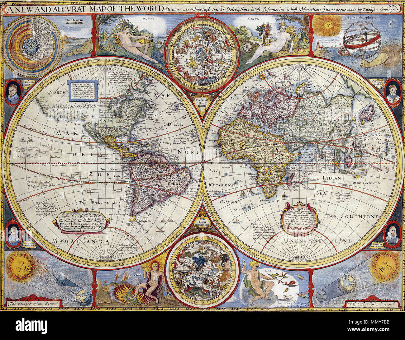 . A New And Accvrat Map Of The World. A New And Accvrat Map Of The ...