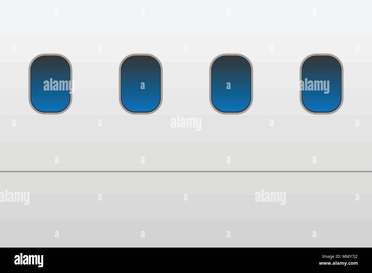 Closed plane window Stock Vector Images - Alamy
