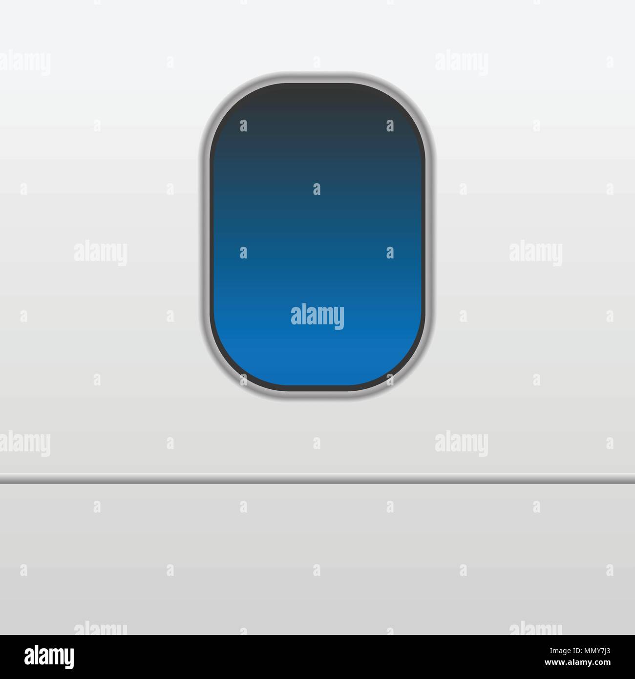 Closed plane window Stock Vector Images - Alamy