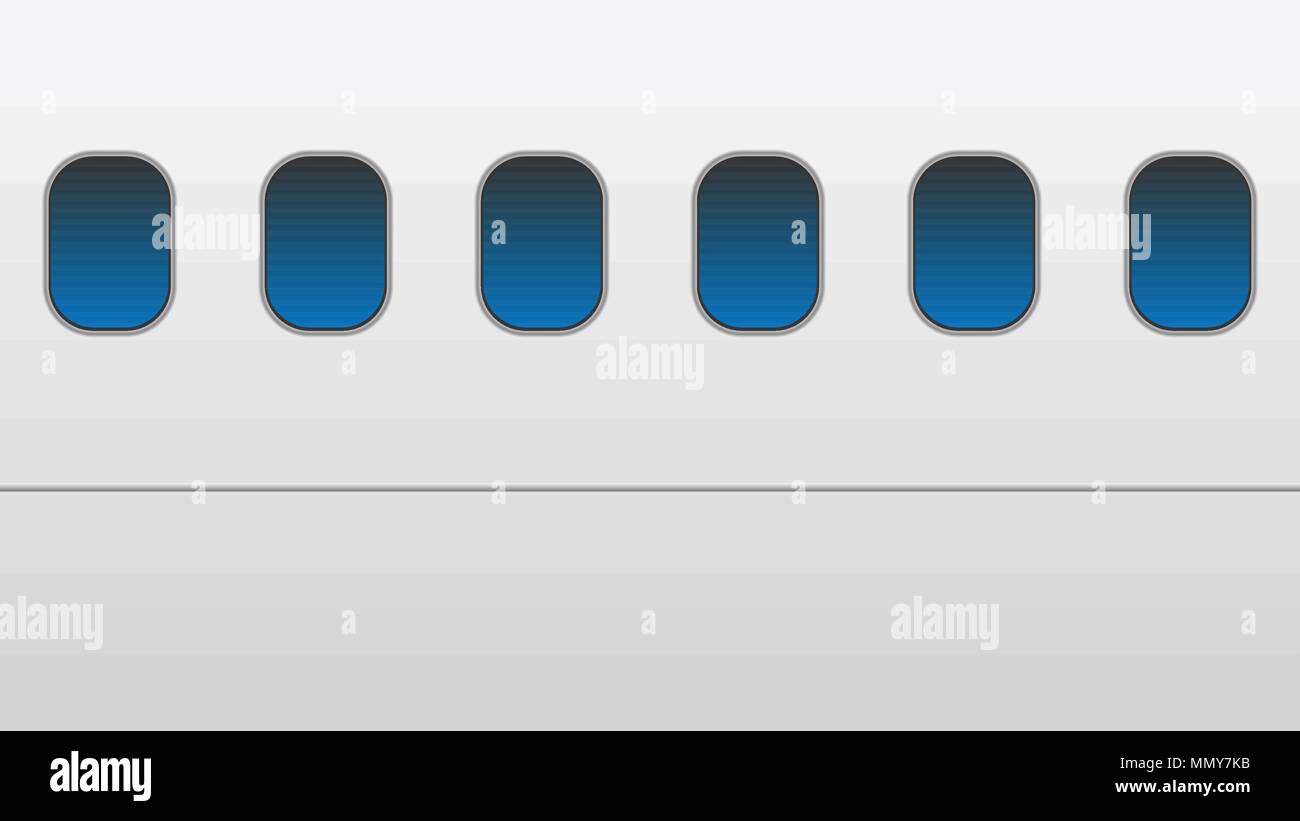 Closed plane window Stock Vector Images - Alamy