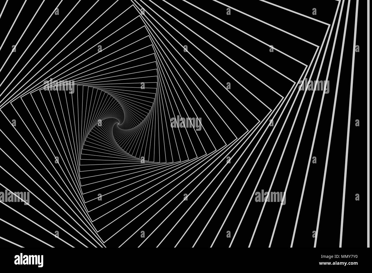 Abstract black and white geometric cubic texture background. Vector ...