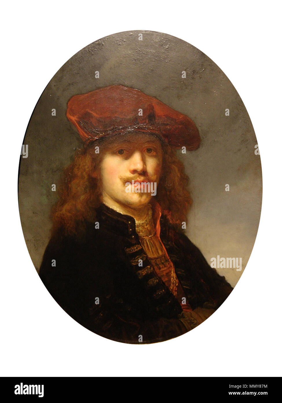 Artist painting portrait Cut Out Stock Images & Pictures - Alamy