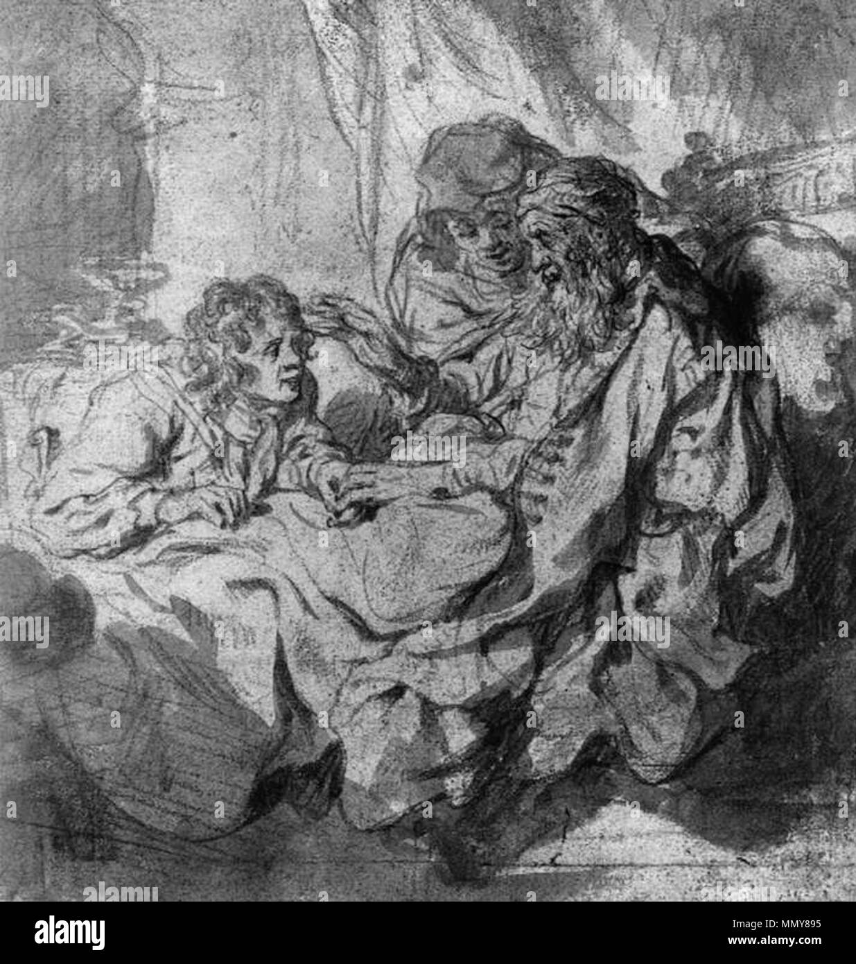 Isaac blessing jacob hi-res stock photography and images - Alamy