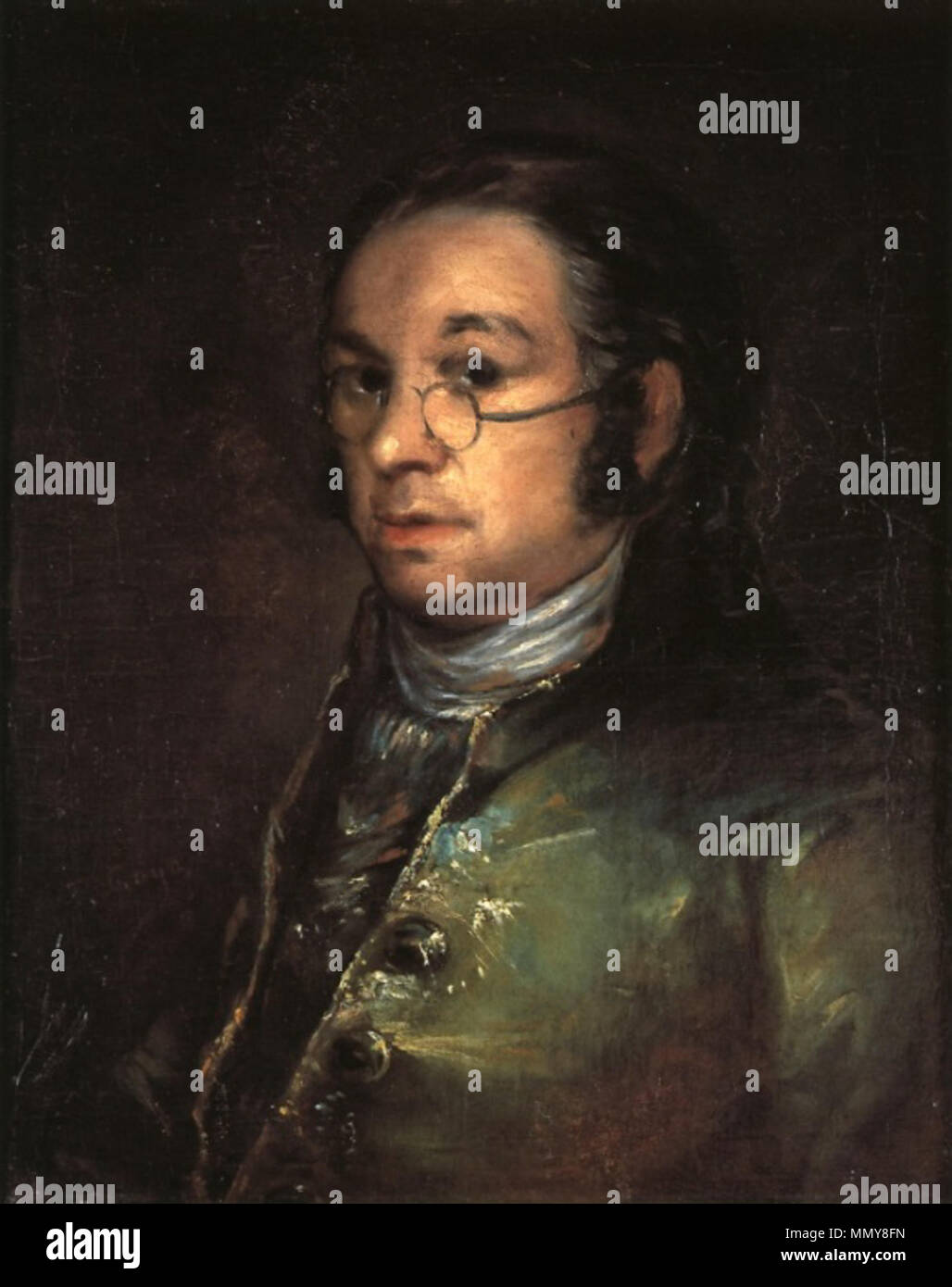 Self-portrait. circa 1797-1800. Goya Self portrait with spectacles ...