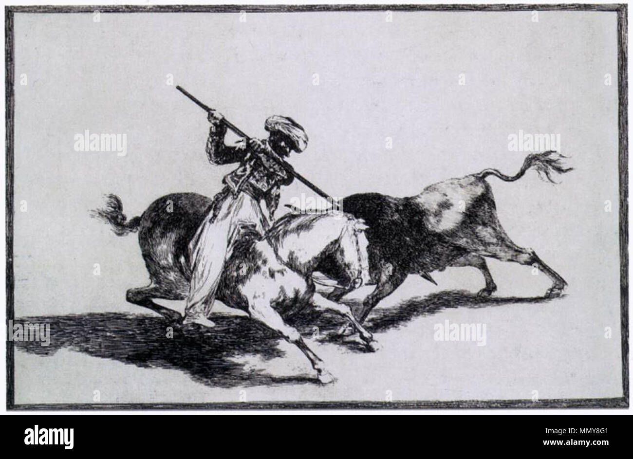 . Spanish painter, printmaker, lithographer, engraver and etcher Goya ...